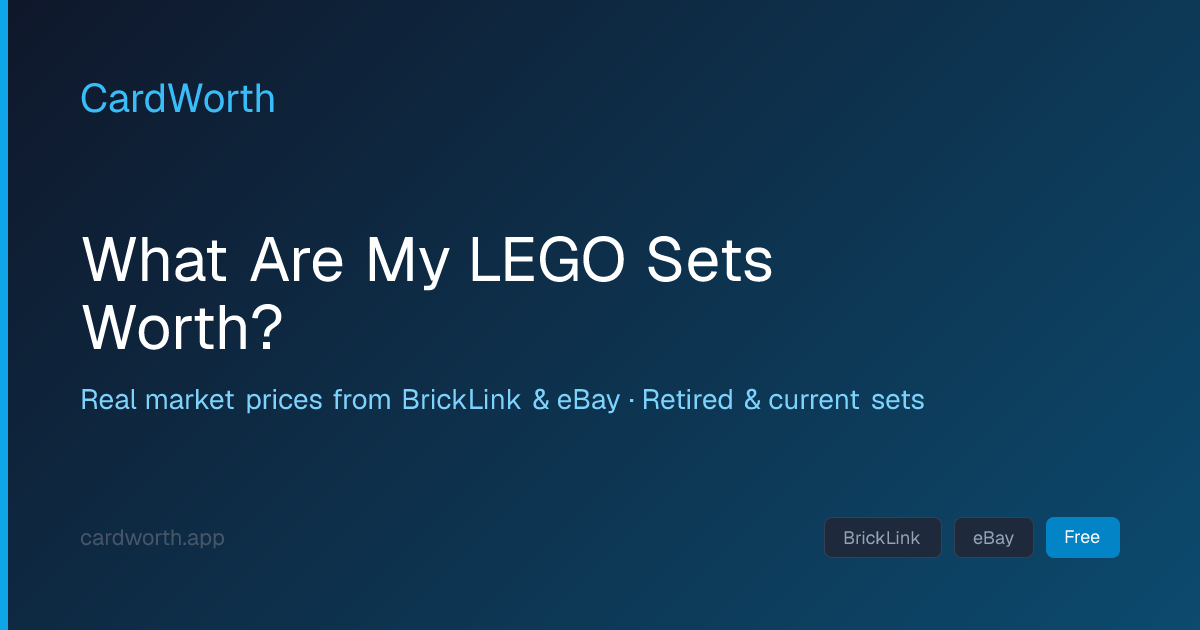LEGO Set Value Guide — What Are My LEGO Sets Worth? | CardWorth | CardWorth
